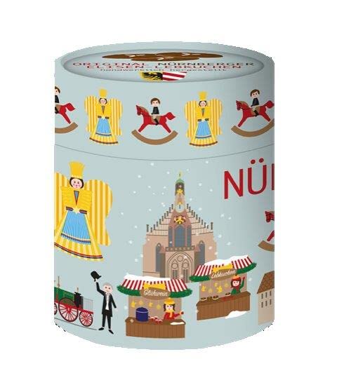 5 Original Nürnberger Bio Elisen-Lebkuchen in Papier Design-Dose ...