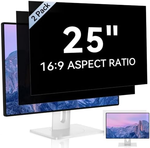 Amazon.com: [2 Pack] 25 Inch Computer Privacy Screen for 16:9 Aspect ...