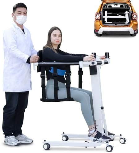 Amazon.com: Upgrade-Electric Transfer Lift,Patient Lift Transfer Chair ...