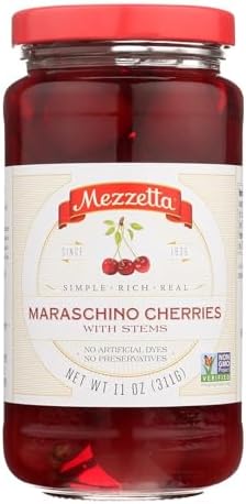 Amazon.com : Mezzetta Maraschino Cherries With Stems, 11 oz : Grocery ...