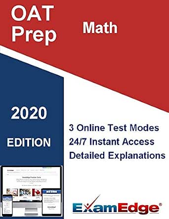 Amazon.com: Optometry Admission Test Math () Certification Practice ...