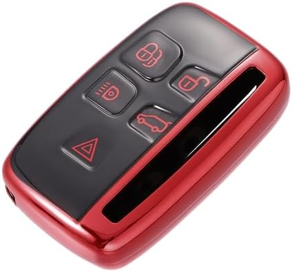 X AUTOHAUX Car Auto Key Fob Cover 5 Button Remote Key Fob Case ...