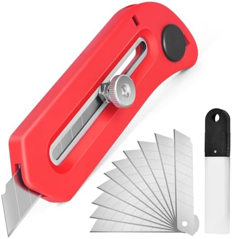 Heavy-duty Utility Knife with Comfortable Silicone Cover, Stainless ...
