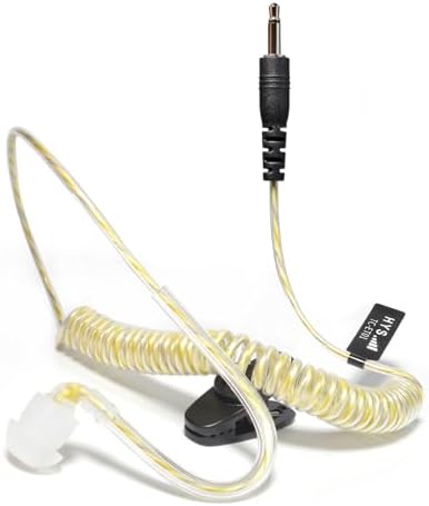 Amazon.com: HYS Police in-Ear 3.5mm Listen Only Dynamic Balanced ...