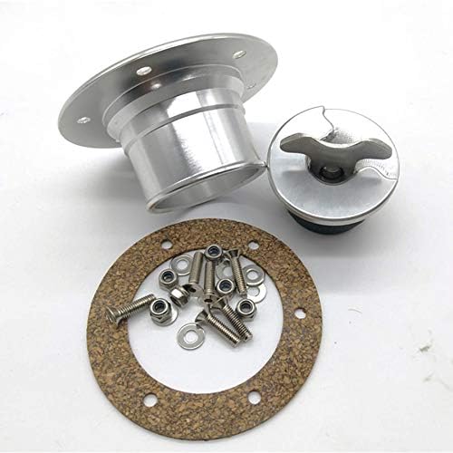 Amazon.com: Universal Billet Aluminum Fuel Cell Gas Cap Flush Mount ...