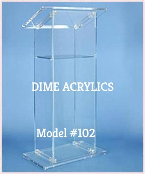 Dime Acrylics C Podium | Acrylic Pulpit | Lectern | Model #102 ...