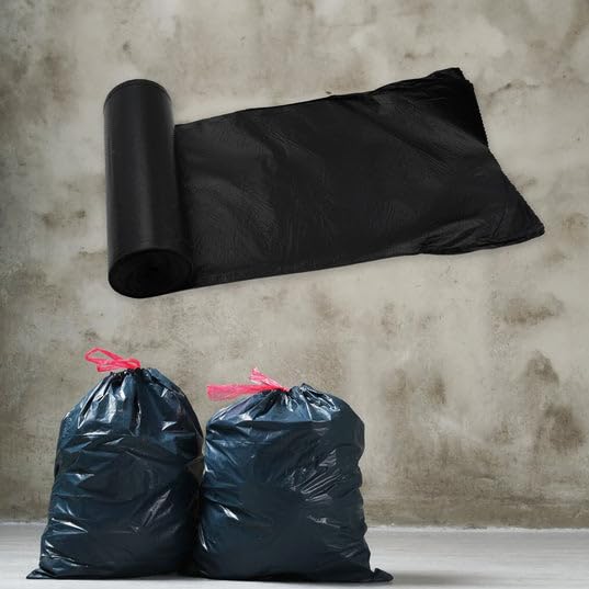 Oblivion 100 PC Black Medium Garbage Bags Dustbin Bag/Trash Bag ...