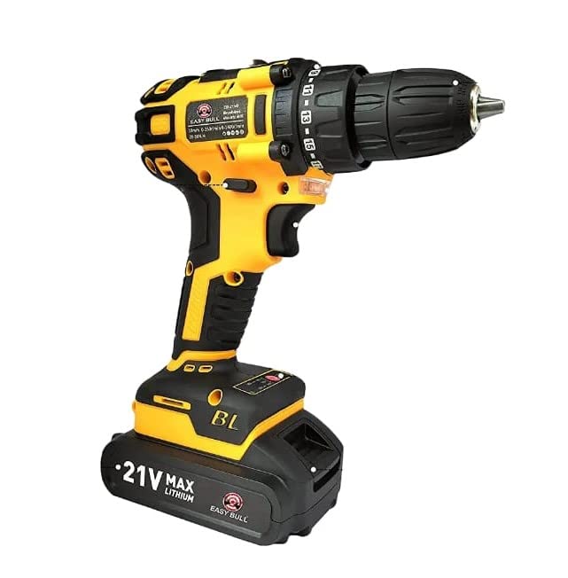 NY POWER TOOLS EASY BULL EB-21VD Brushless Cordless Drill Machine ...