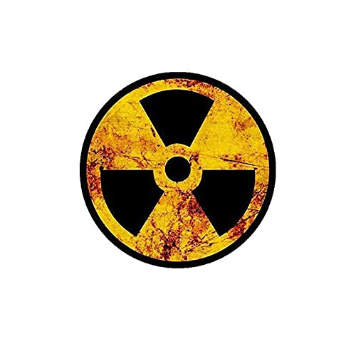 Generic 7cm*7cm 1 Pcs Warning Car Sticker Radioactive Nuclear Radiation ...