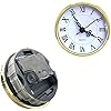 Amazon.com: HILLHOME Mini Clock Insert 3-1/2 Inch (90 mm) Round Quartz ...