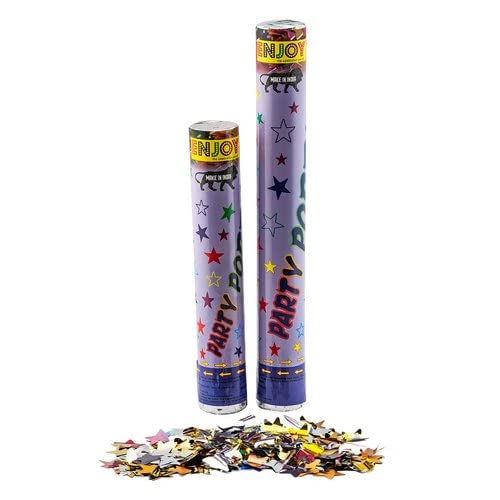 Envogue Star Party Poppers for Celebration 40 cm… (Pack of 1) : Amazon ...