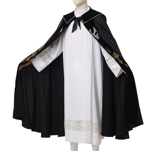 Clergy Robe Church Cloak Bishop Liturgical Robe Novelty Coats Fancy ...