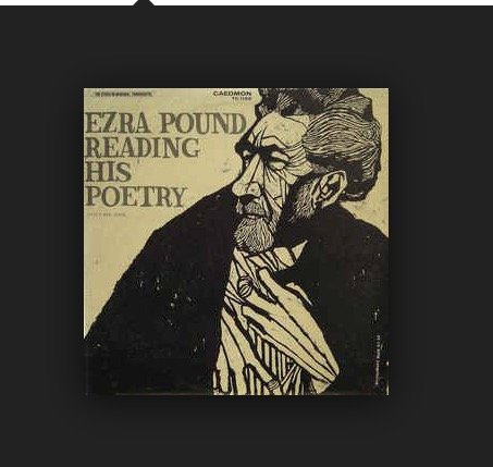 EZRA POUND READING HIS POETRY: Pound, Ezra: Amazon.com: Books