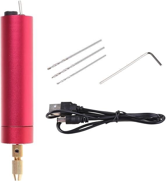 Mini Power Drill Machine, 5V Portable Handheld Drill with USB Cable ...
