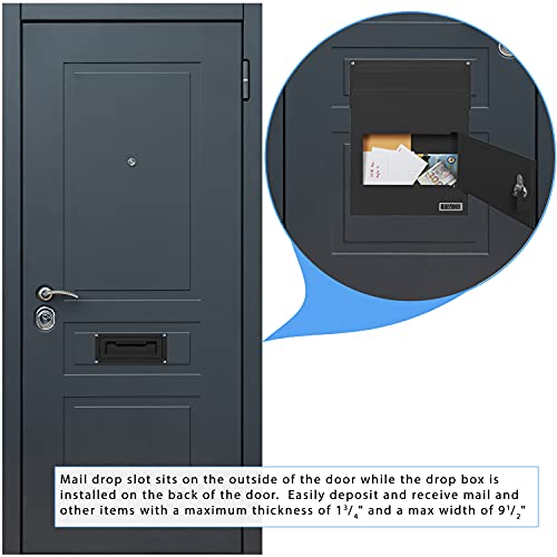 Snapklik.com : DuraBox Through-The-Door Locking Drop Box D500, Heavy ...