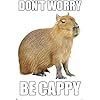 Amazon.com: Trends International Capybara - Be Cappy Wall Poster, 34L x ...