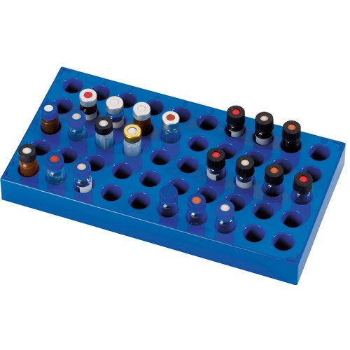 PP Vial Racks for Standard 1.5ml Vials (200 x 105 x 17mm), 50 Positions ...