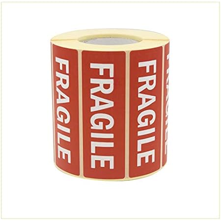 Palucart® fragile etichetta adesivi fragile 1000 etichette con scritta ...