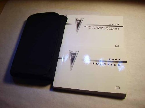 2008 Pontiac Solstice Owners Manual: Pontiac: Amazon.com: Books