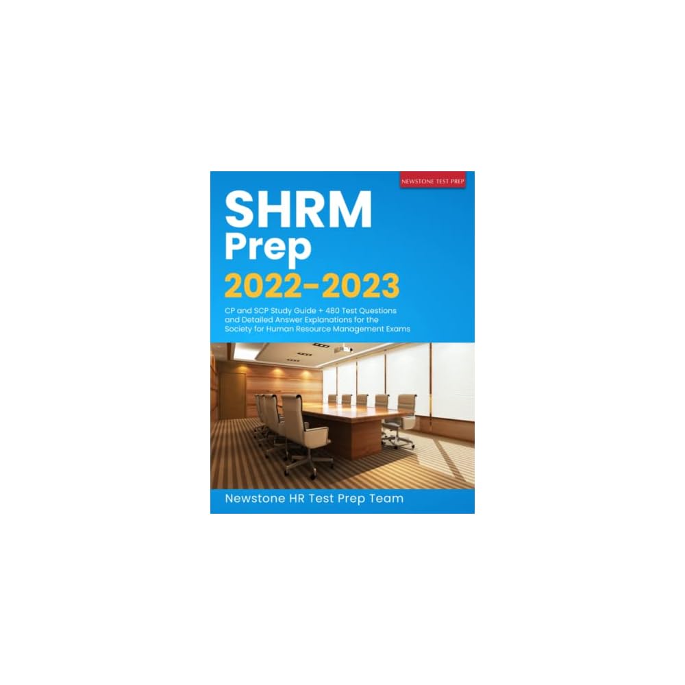 Buy SHRM Prep 2022-2023: CP and SCP Study Guide + 480 Test Questions ...
