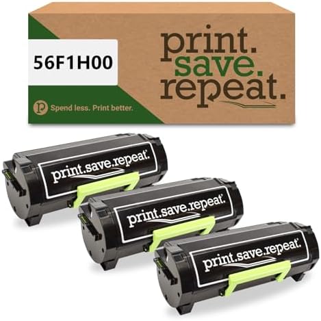 Amazon.com: Print.Save.Repeat. Lexmark 56F1H00 3-Pack High Yield ...