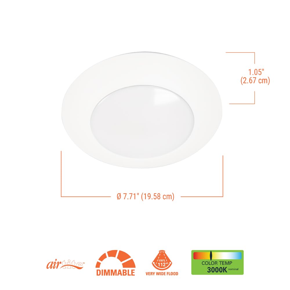 Snapklik.com : HALO HLCE 6 Inch Integrated LED Recessed Disk Light