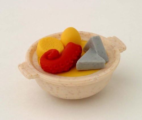 Amazon.co.jp: Oden & Octopus Bowl Japanese Food Erasers. 2 Pack : ホビー