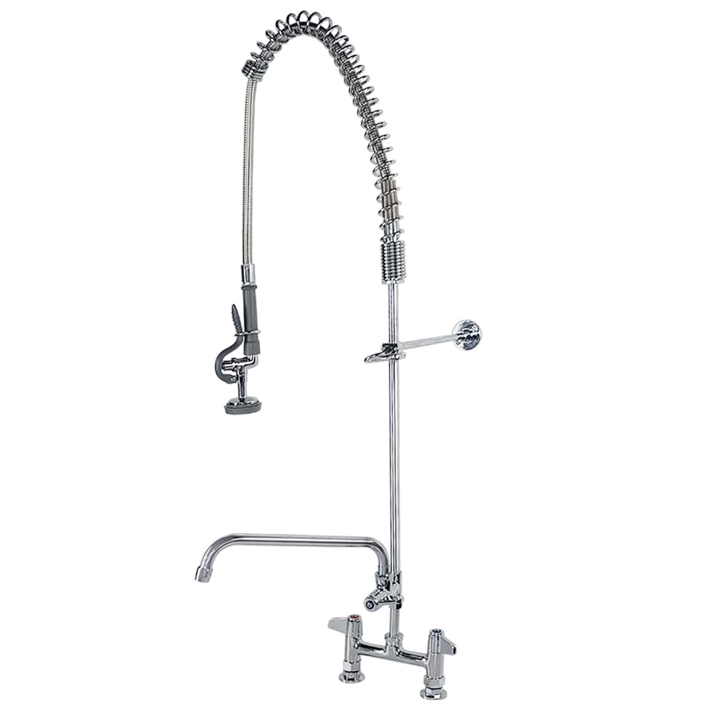 Buy TIKO 7" Commercial Pre-Rinse Faucet Spray Arm Twin Pedestal Pull ...