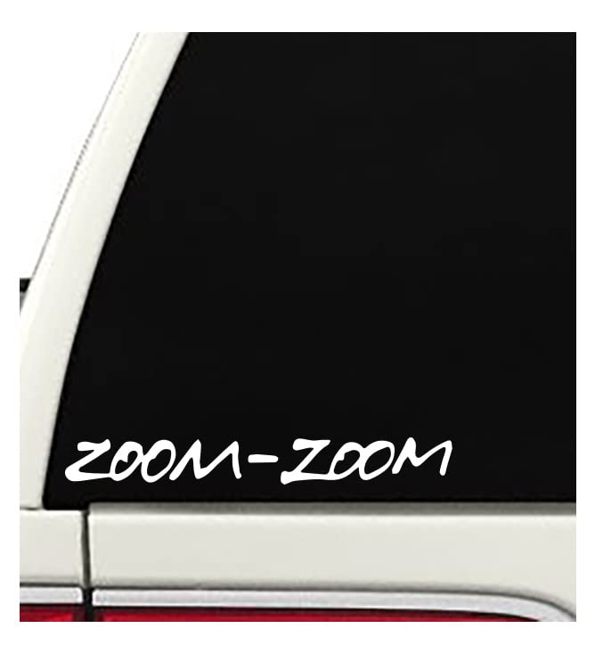 Amazon.com: ZOOM ZOOM VINYL DECAL : Automotive