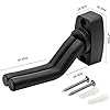 Tioamy 2 Pack Guitar Wall Hanger Stand, Non-Marring Rubber Coated ...