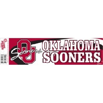 NCAA Oklahoma Sooners Wave Bumper Sticker : Amazon.in: Sports, Fitness ...