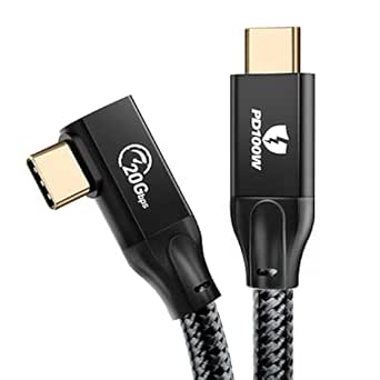 Amazon.com: IDSONIX SMART INTERACTIVE USB C to USB C Cable Right Angle ...