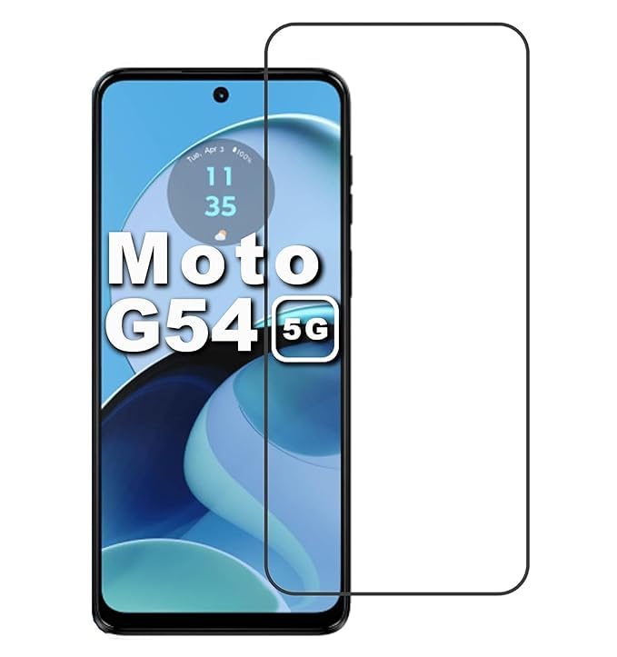 Casebar Tempered Glass Screen Protector Designed For Moto G54 5G ...