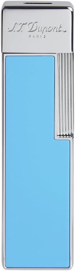 Amazon.com: S.T. Dupont Twiggy Shiny Light Blue Lacquer & Chrome ...