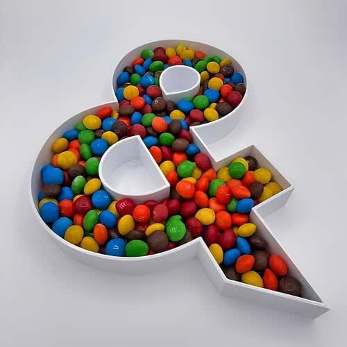 Amazon.com: 10" Hard Plastic Reusable Charcuterie Letters Fillable ...