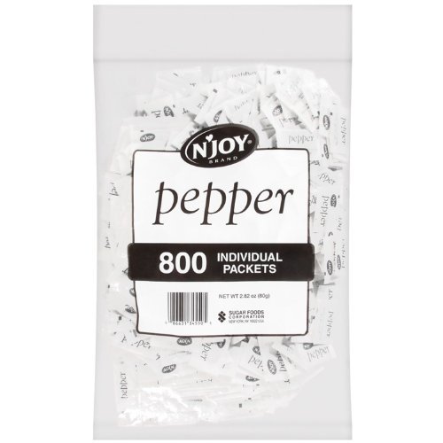 Amazon.com : N'JOY Pepper - 800 ct./.1g packets by Sam's Club : Grocery ...