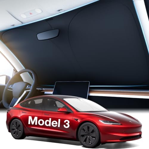 Amazon.com: Wigoo 2024 Upgraded Accessories Tesla Model 3 Windshield ...