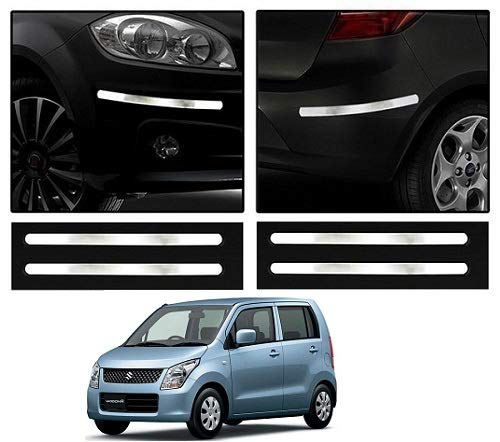Trigcars Maruti Suzuki WagonR Old Steel Chrom Bumper Protector Guard ...
