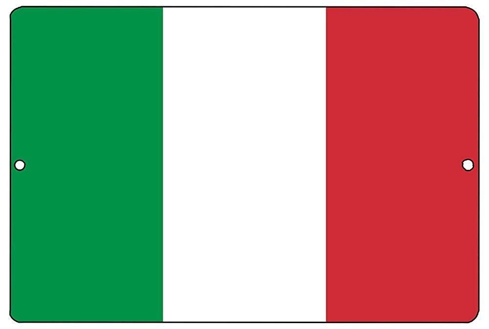 Italian Flag New Abstract Italy Flag Ribbon Origami Red Background