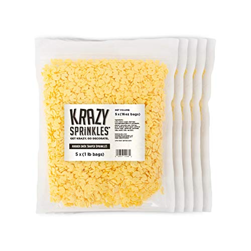 Amazon.com: BAKELL® Rubber Duck Shaped Sprinkles | Food Grade Edible ...