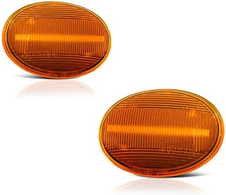 Amazon.com: VIPMOTOZ Chrome Housing Full LED Front Fender Side Marker ...