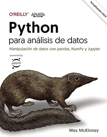 Amazon.com: Python para análisis de datos (TÍTULOS ESPECIALES) (Spanish ...