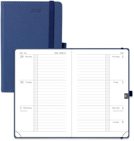 Amazon.com : POPRUN 2026 Weekly & Monthly Planner Calendar,Pocket 4'' x ...