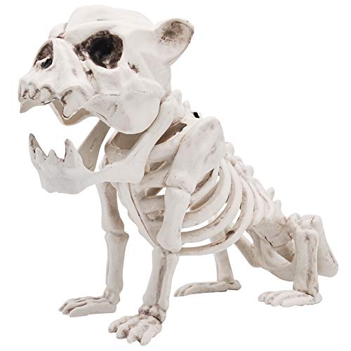 JOYIN Halloween Decoration 11” Pose-N-Stay Puppy Skeleton Plastic Dog ...