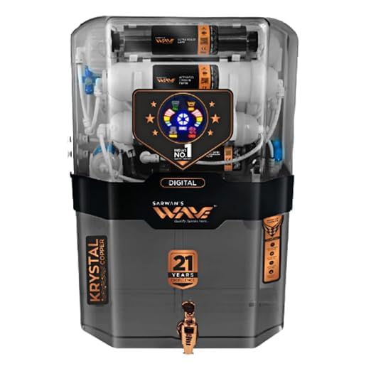Wave Krystal Domestic Water Purifier, RO + UV + UF + Alkaline Copper ...