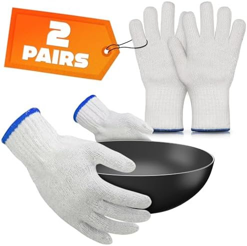 Amazon.com: Heat Resistant Oven Glove Hot Surface Handler (Set of 2 ...
