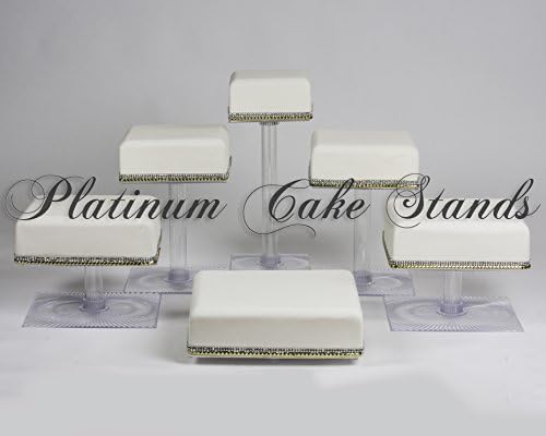 Amazon.com | 5 Tier Cascade Wedding Plastic Cake Stand (STYLE R500 ...