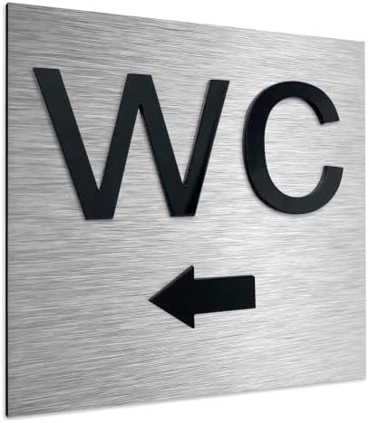 ALÚMADESIGNCO Moderne Panneau Toilette WC de flèche La Gauche - Unisex ...