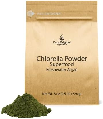 Amazon.com: PURE ORIGINAL INGREDIENTS Chlorella Powder (8 Ounce ...