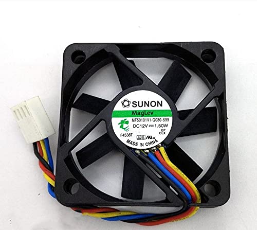 Amazon.com: MF50101V1-Q030-S99 50mm Fan 12V 1.50W 4-pin PWM Cooling Fan ...